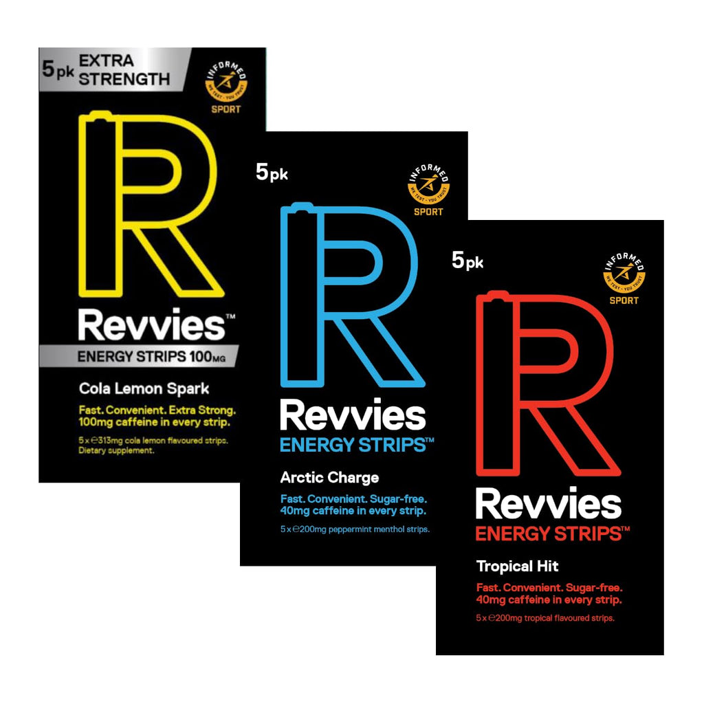 Revvies energy strips for instant boost