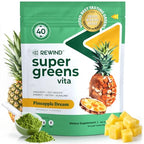 Rewind Super Greens multivitamins powder
