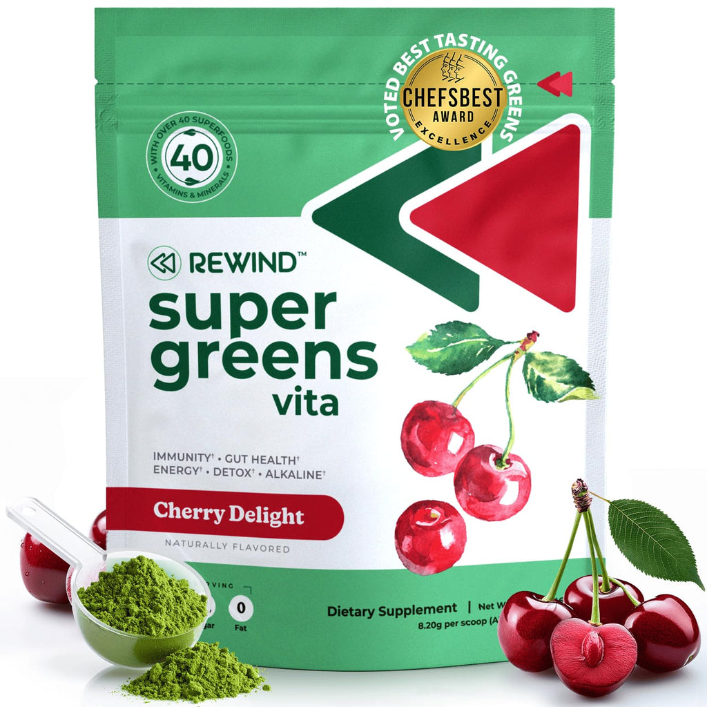 Rewind Super Greens Powder for energy