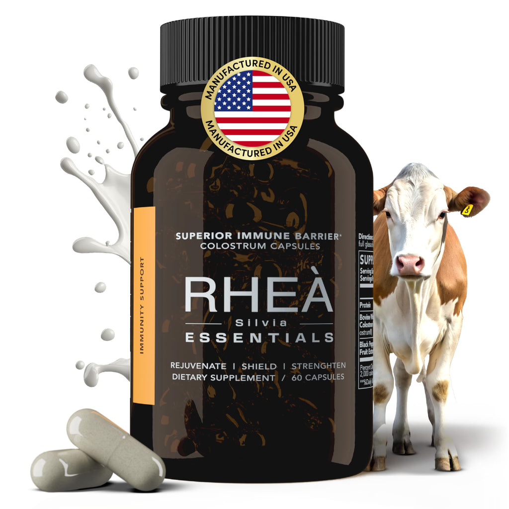 Rhea bovine colostrum gut health