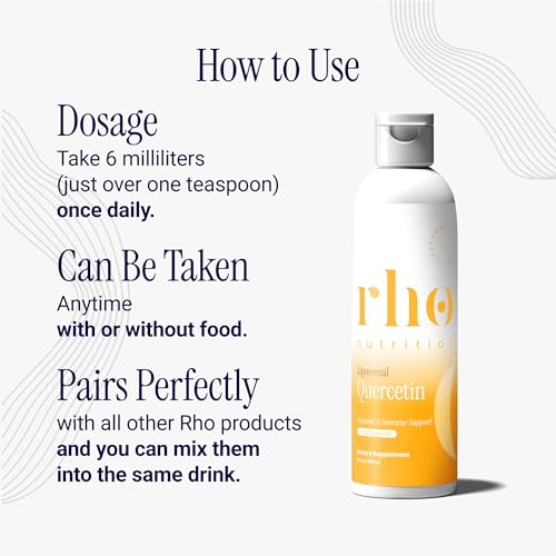 Rho Nutrition quercetin antioxidant properties