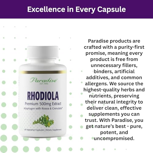 Rhodiola capsules for enhanced endurance