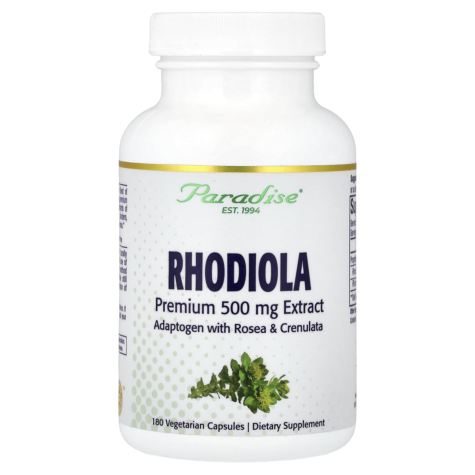 Rhodiola capsules for stress relief