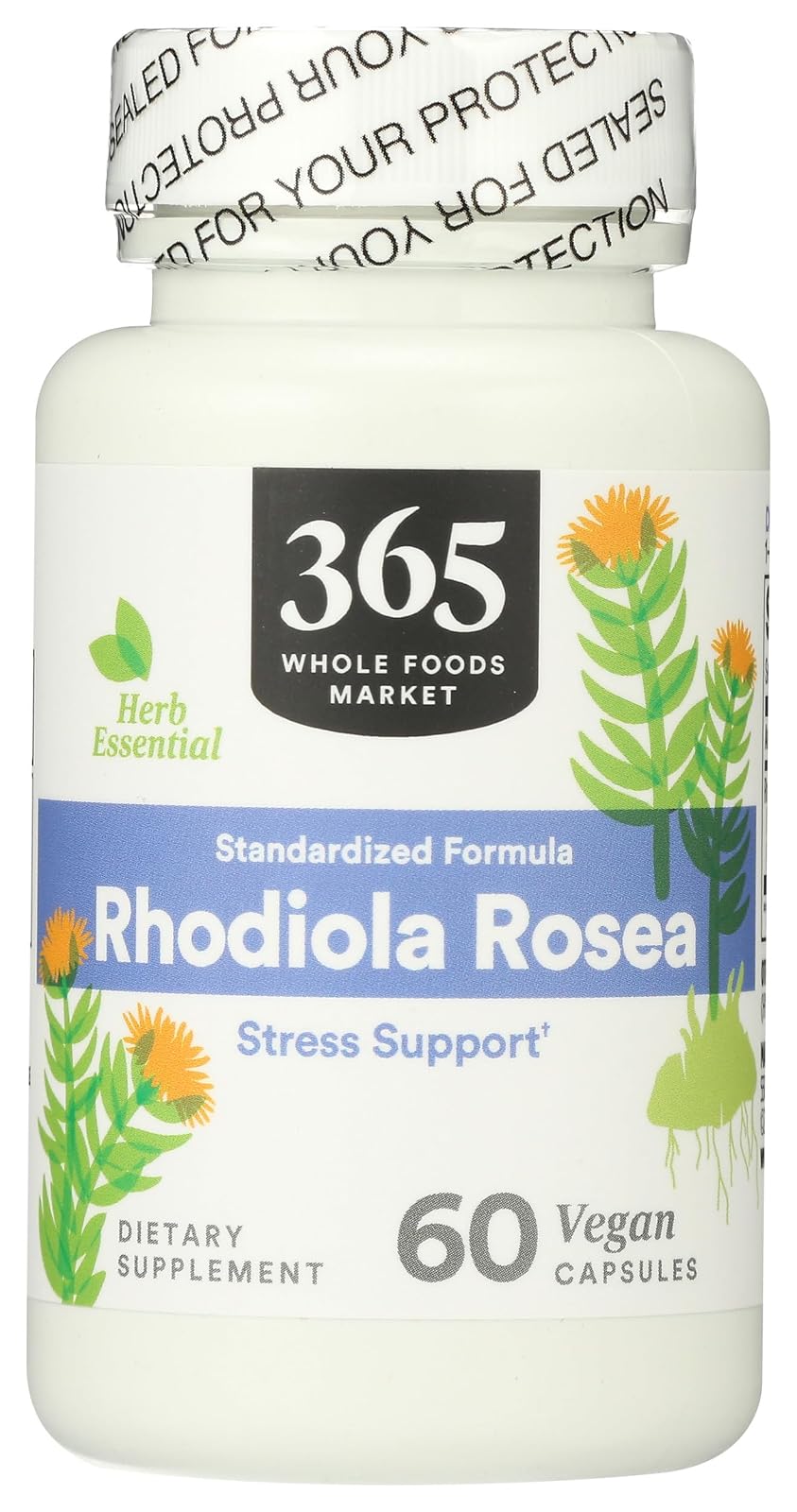 rhodiola capsules for stress relief