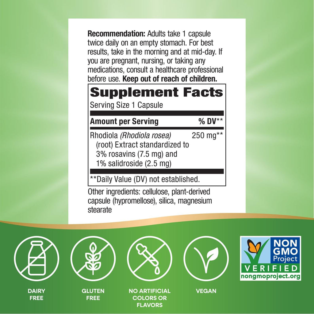 Rhodiola extract for improved mood