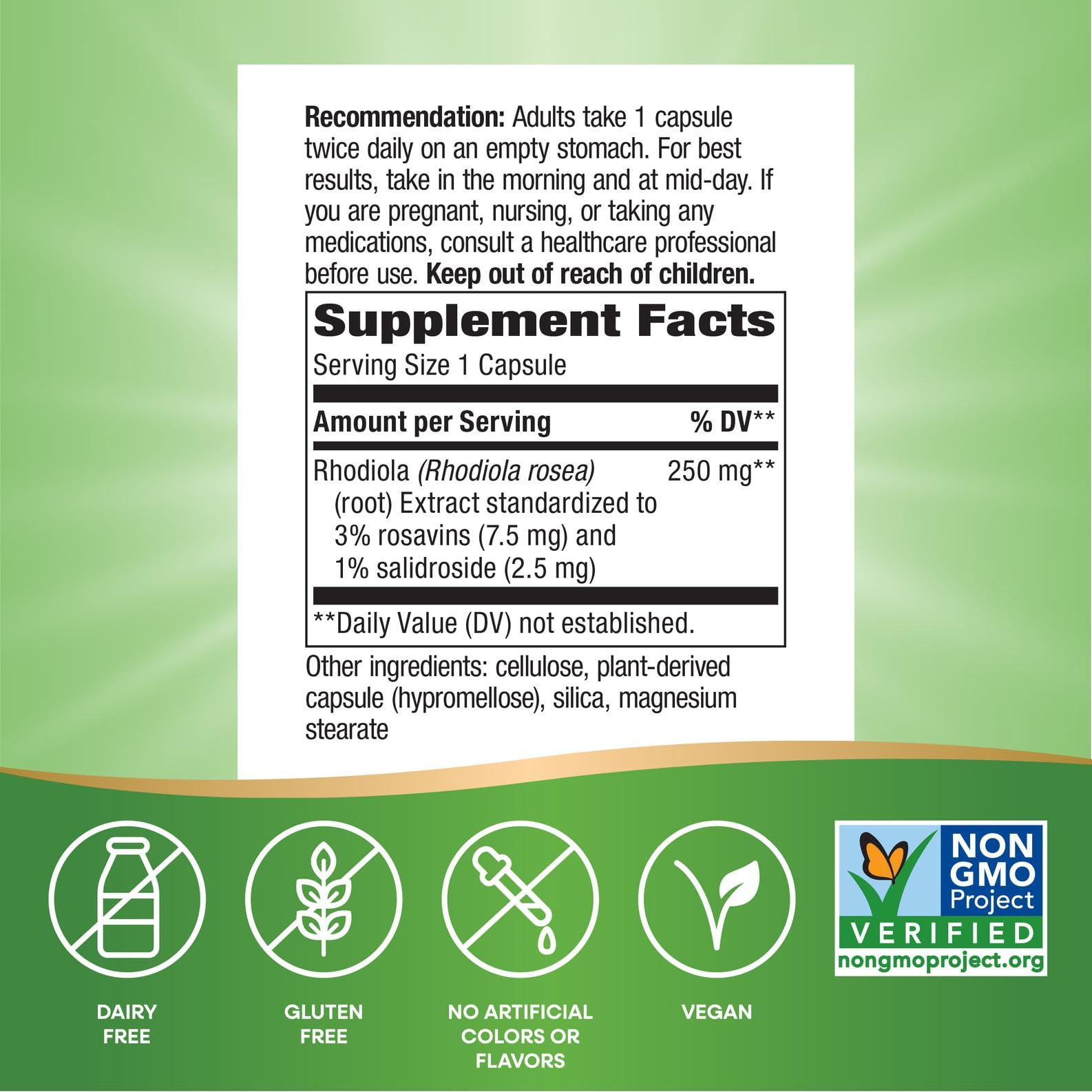 Rhodiola extract for improved mood