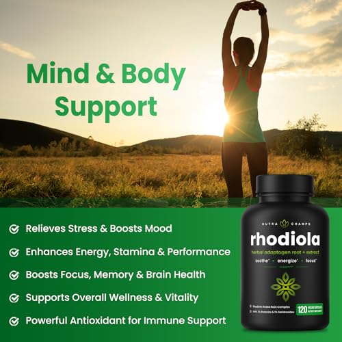 Rhodiola Rosea 600 mg capsules