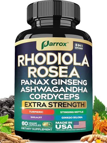 Rhodiola Rosea adaptogen capsules