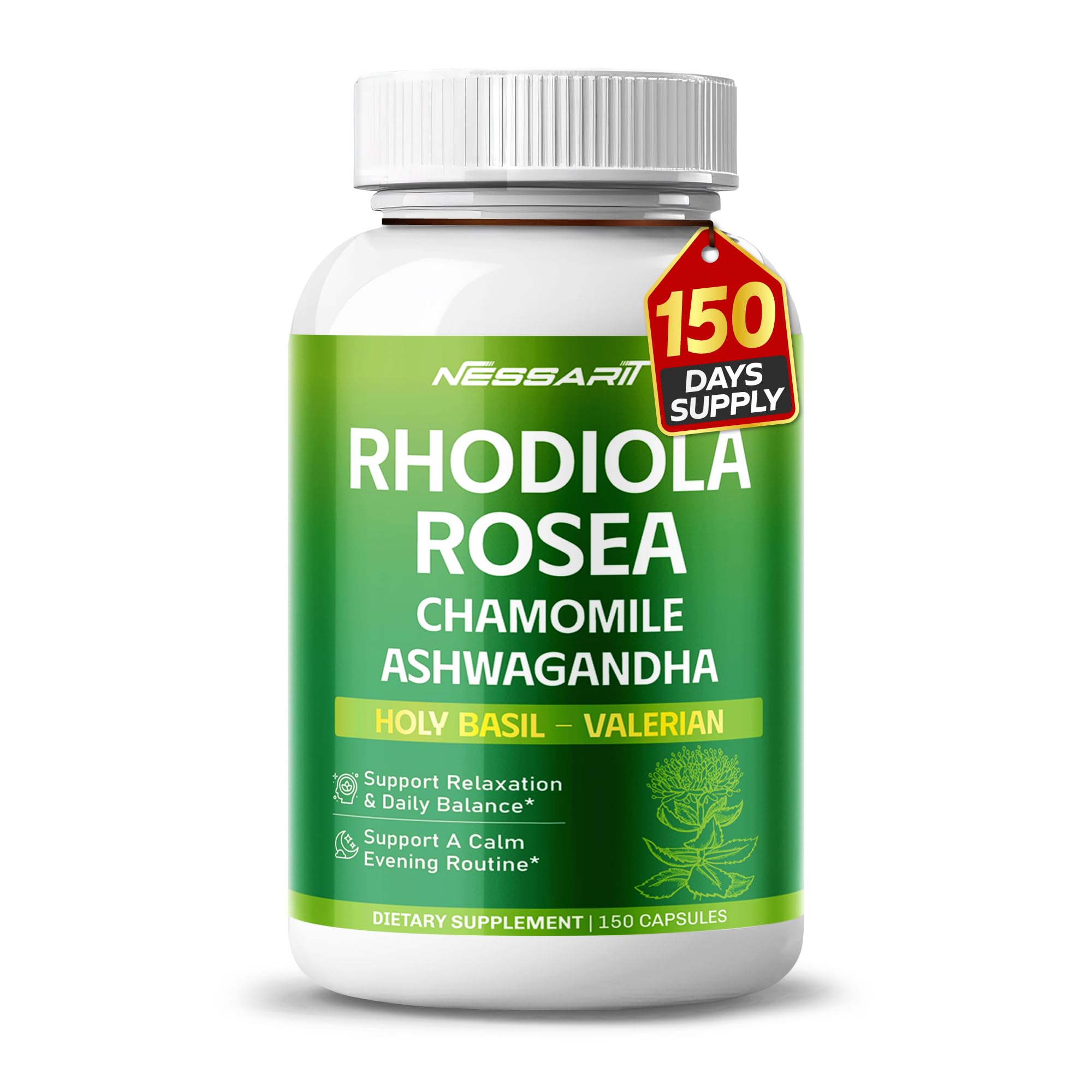 RHODIOLA ROSEA chamomile herbal supplement