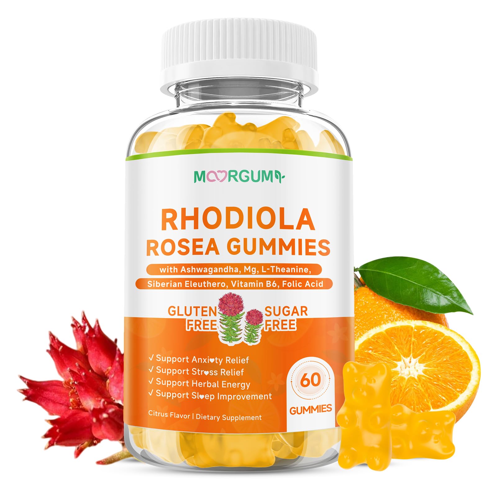 Rhodiola Rosea gummies for stress relief