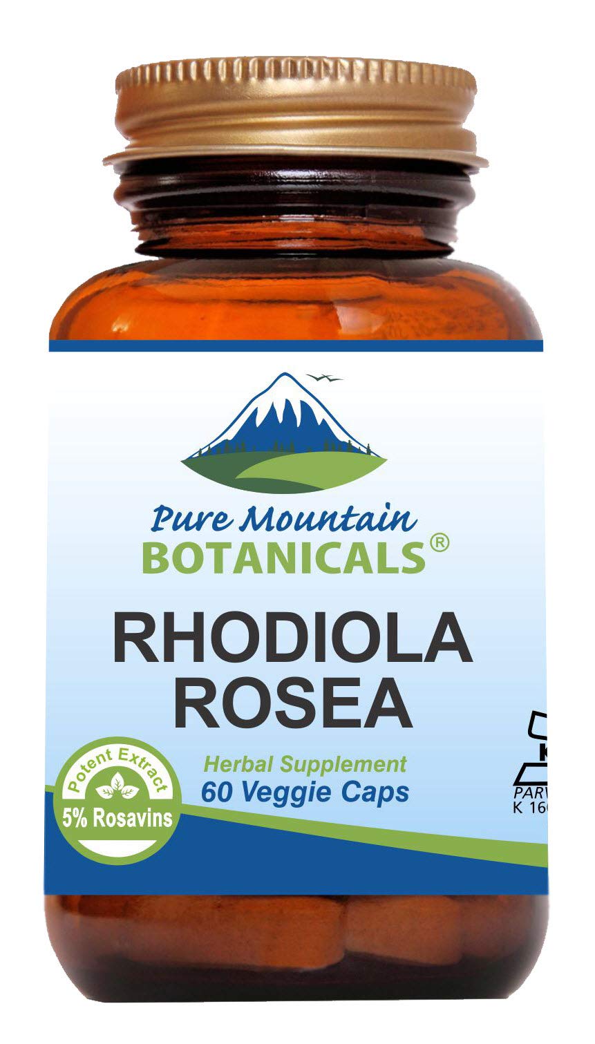 Rhodiola Rosea herbal supplement capsules