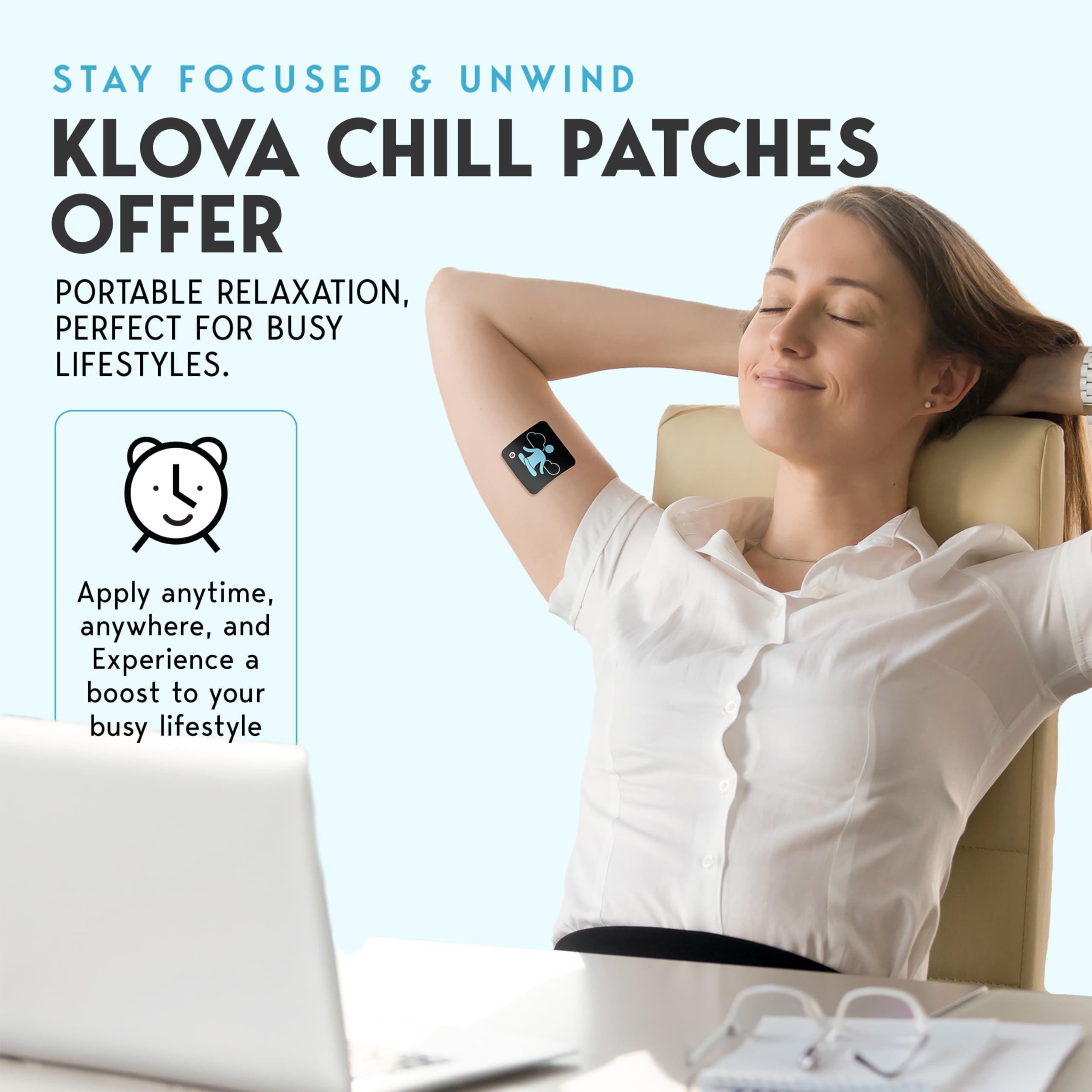 Rhodiola Rosea in Klova Chill Patches