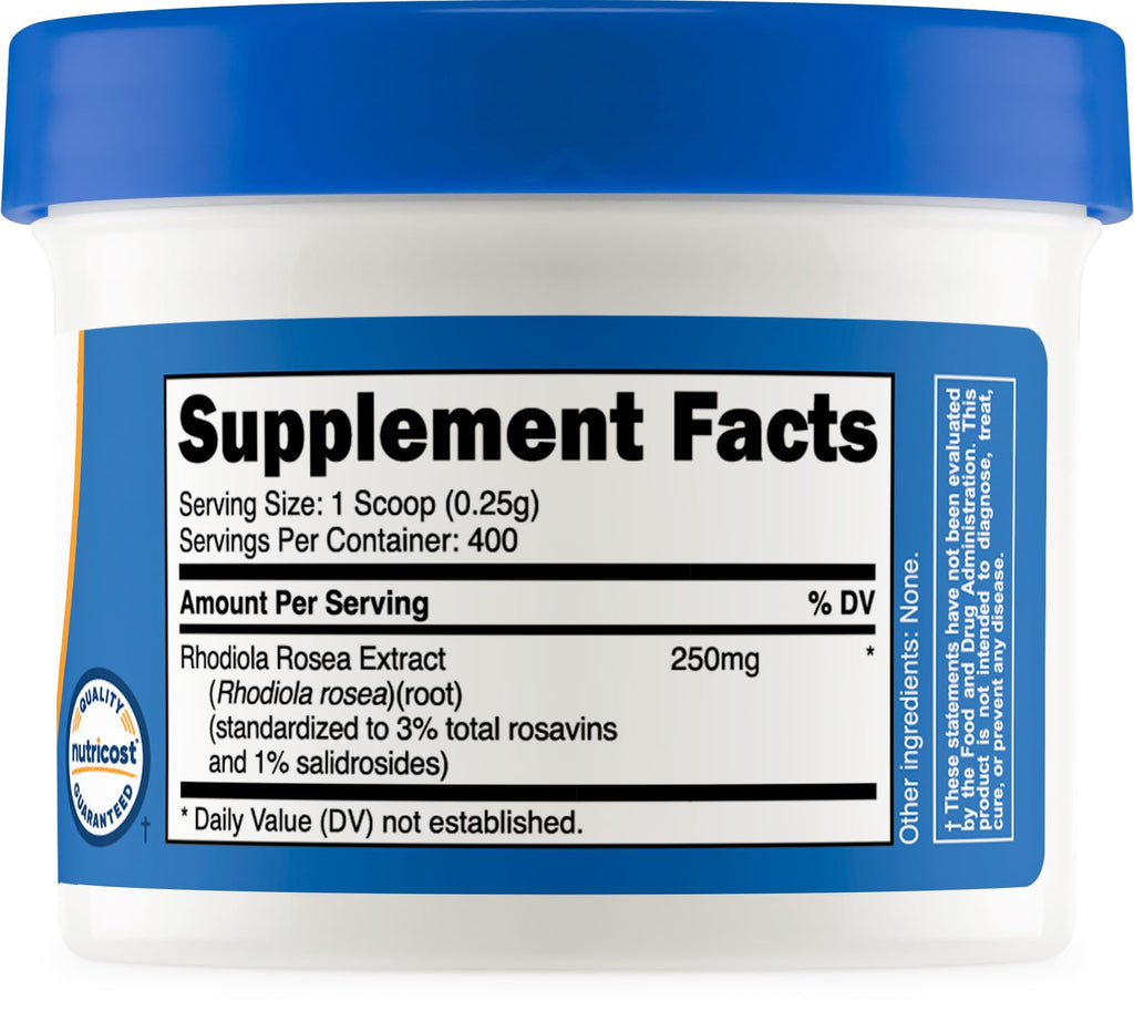 Rhodiola Rosea powder for daily nutrition