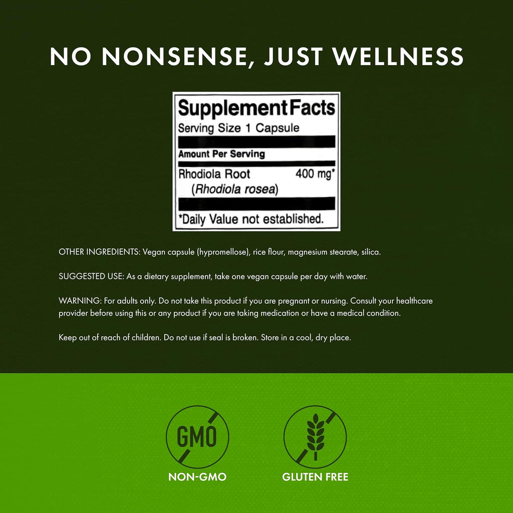 Rhodiola rosea root for energy boost