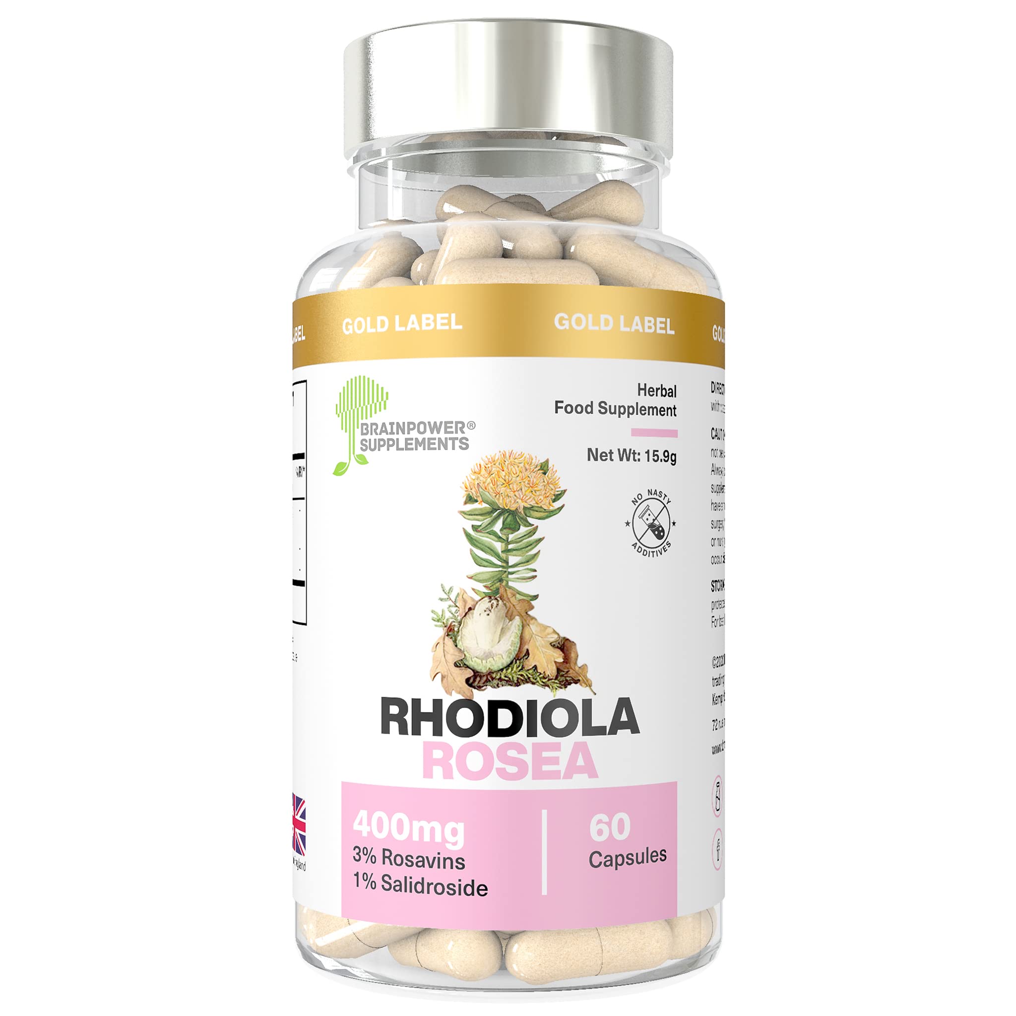 Rhodiola Rosea vegan capsules
