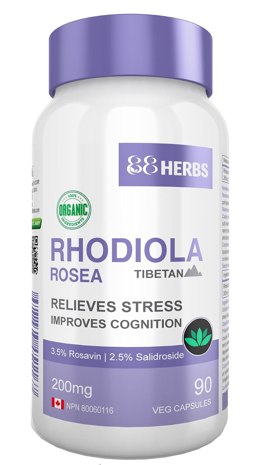 rhodiola rosea vegetarian capsules