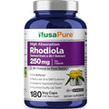 rhodiola rosea veggie capsules for stress relief