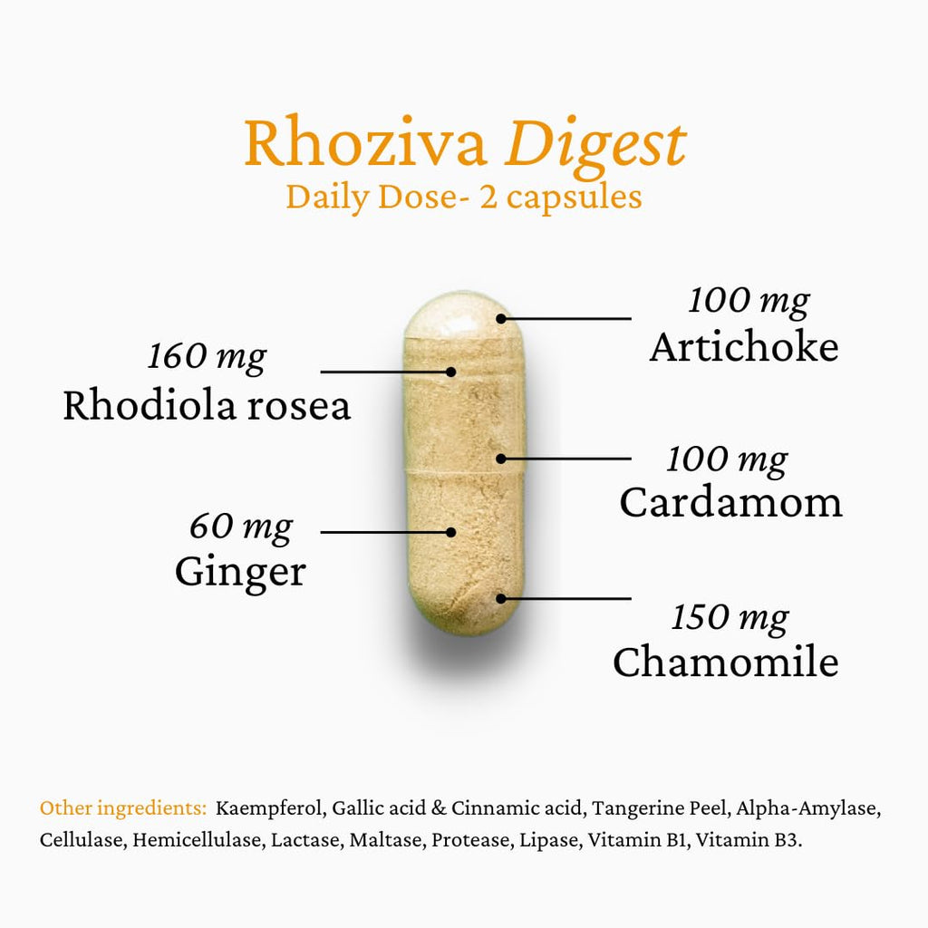 Rhoziva digestive support supplement