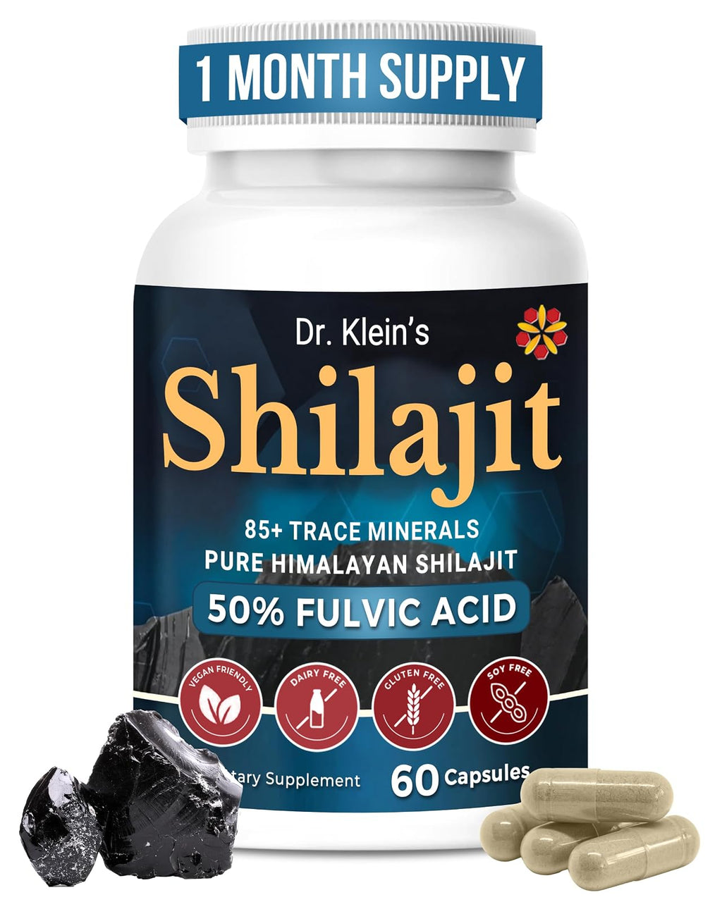 Rhoziva shilajit capsules for energy
