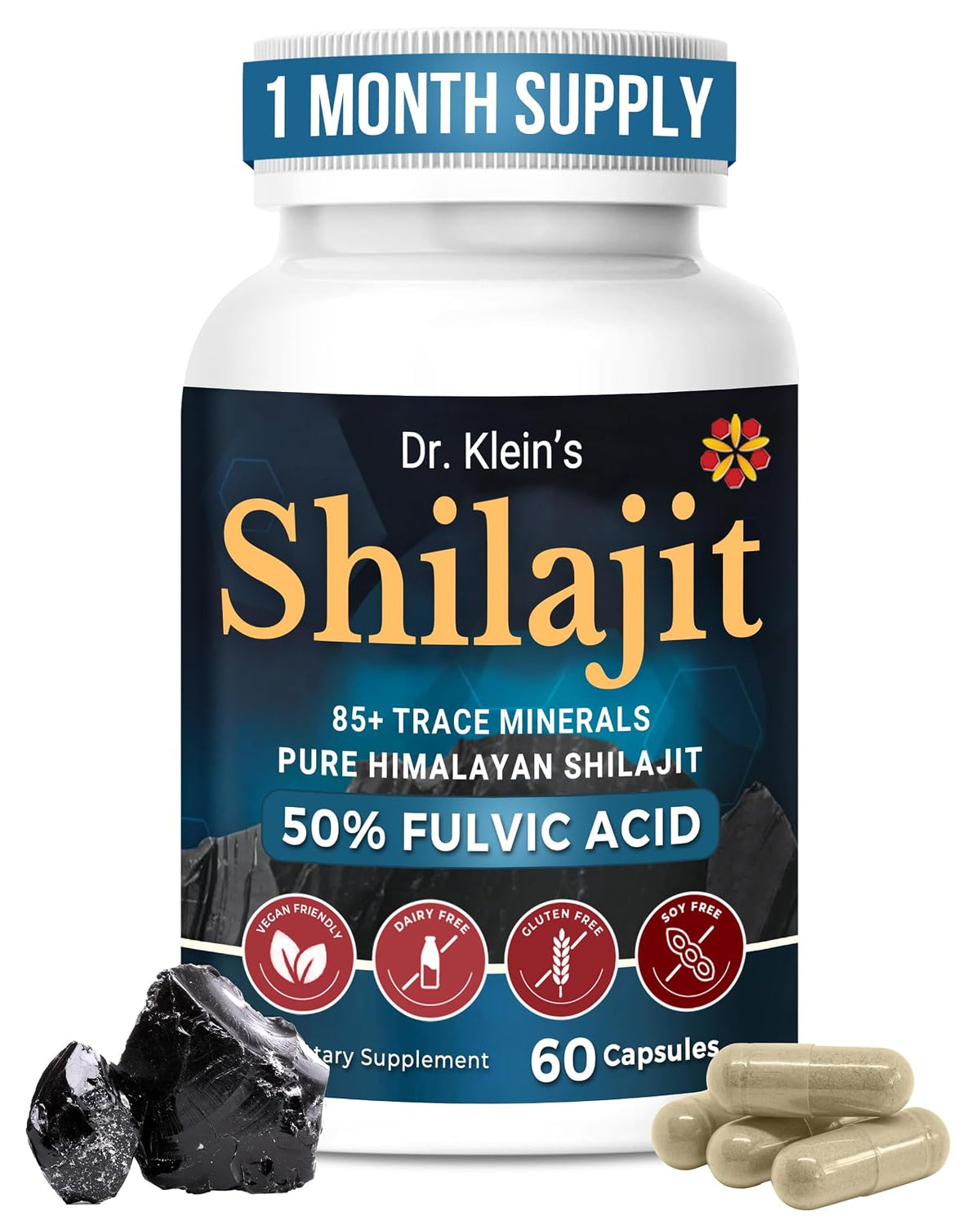 Rhoziva shilajit capsules for energy