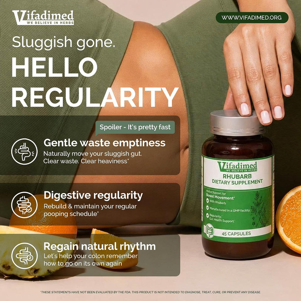Rhubarb multivitamin for women wellness