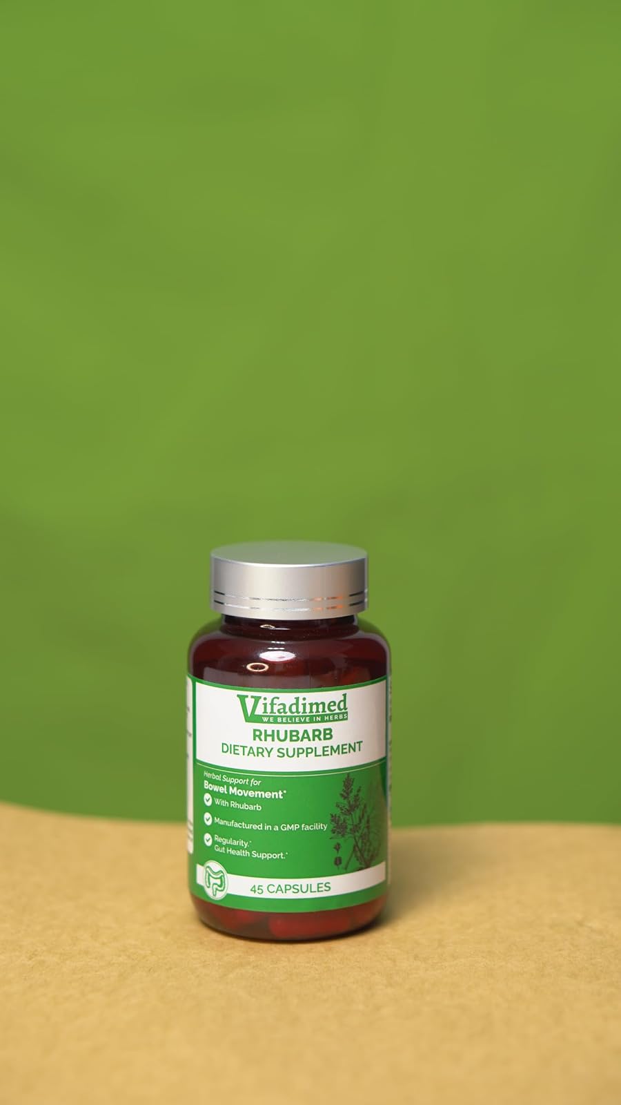 Rhubarb prokinetics for digestive health