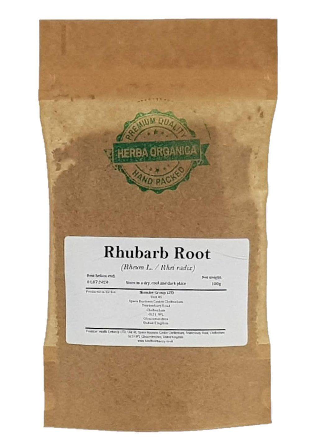 Rhubarb root dried herbal tea