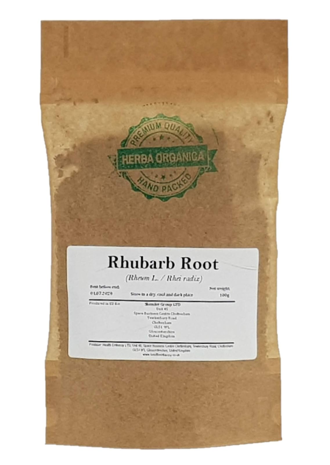 Rhubarb root dried herbal tea