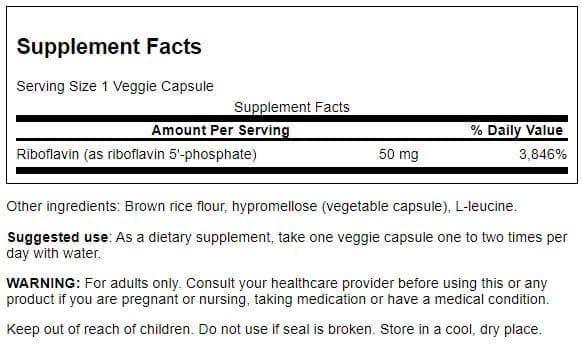 Riboflavin-5-Phosphate 10 mg benefits
