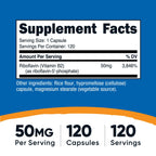 Riboflavin-5-Phosphate 50 mg supplement