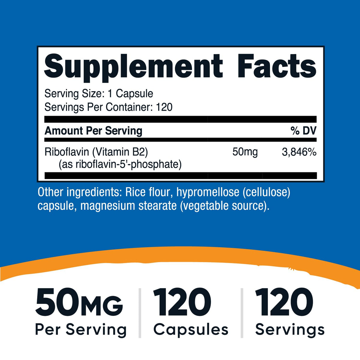 Riboflavin-5-Phosphate 50 mg supplement