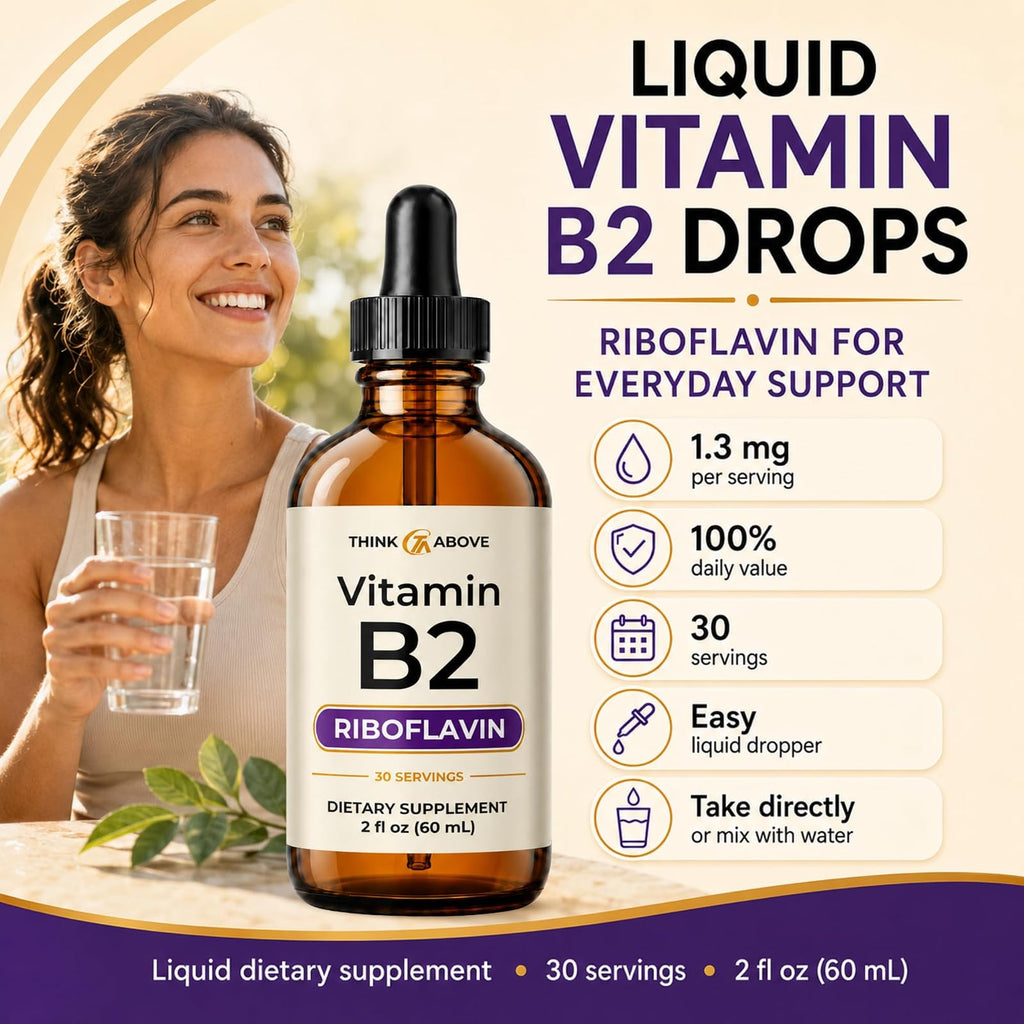 Riboflavin drops for energy support