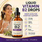 Riboflavin drops for energy support