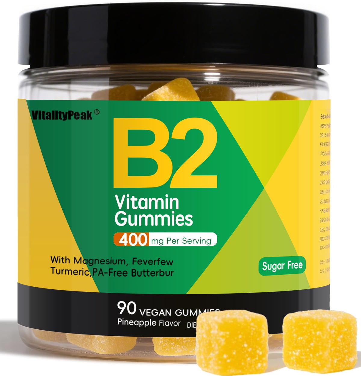 Riboflavin gummies for energy boost