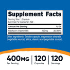 Riboflavin supplement for energy production