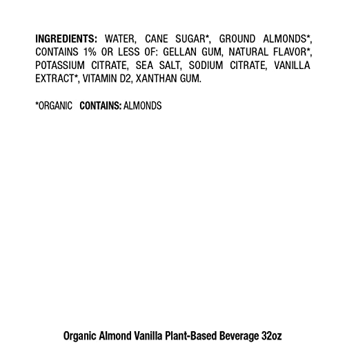 rich almond milk for cereal