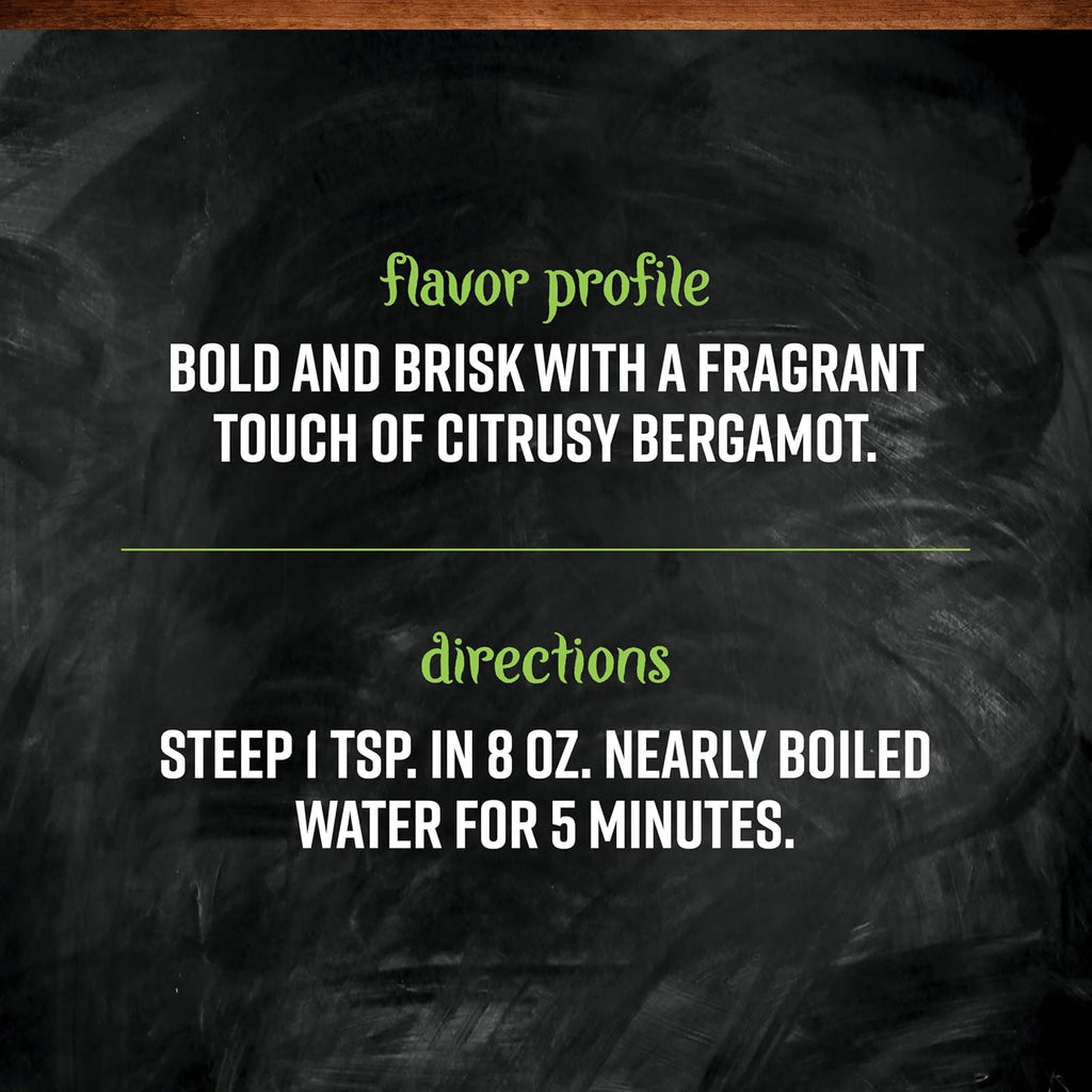 rich black tea with bergamot essence