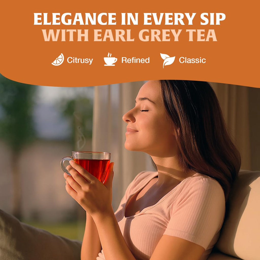 rich black tea with bergamot flavour