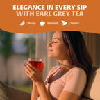 rich black tea with bergamot flavour