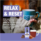 rich chocolate caramel tea experience