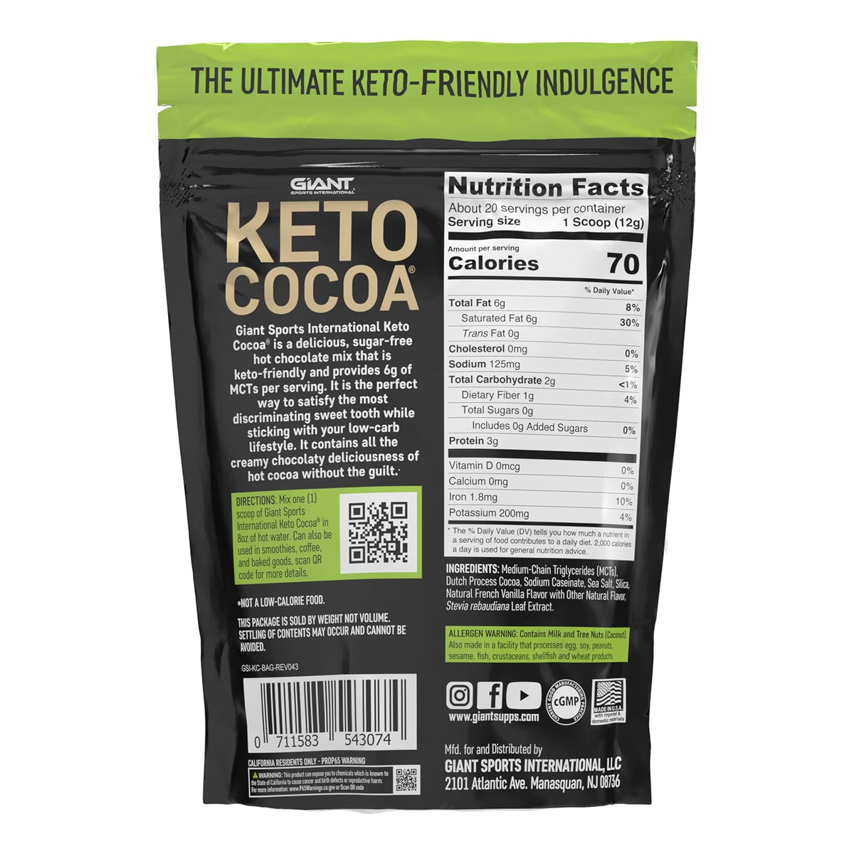 rich chocolate flavour mix