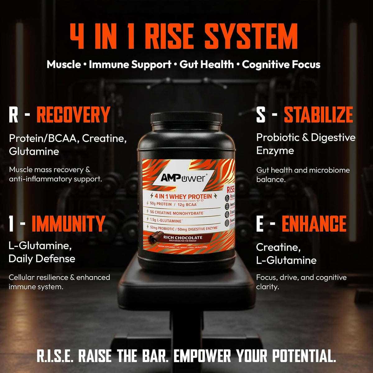 rich chocolate flavour protein powder