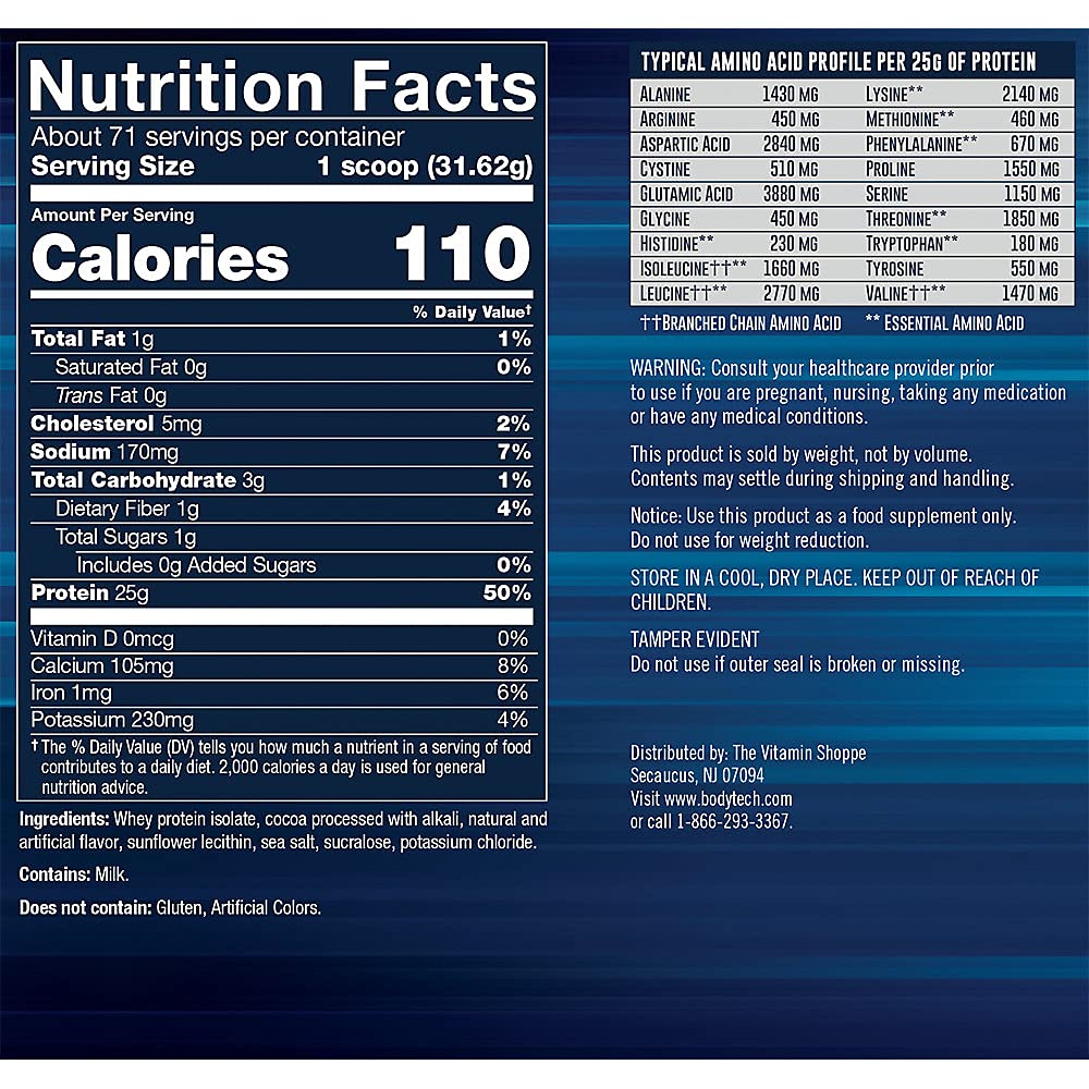 rich chocolate whey protein powder