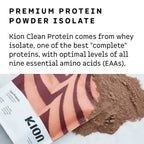 Rich chocolate whey protein shake mix