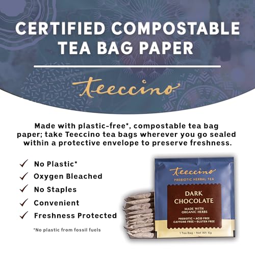 rich dark chocolate herbal infusion
