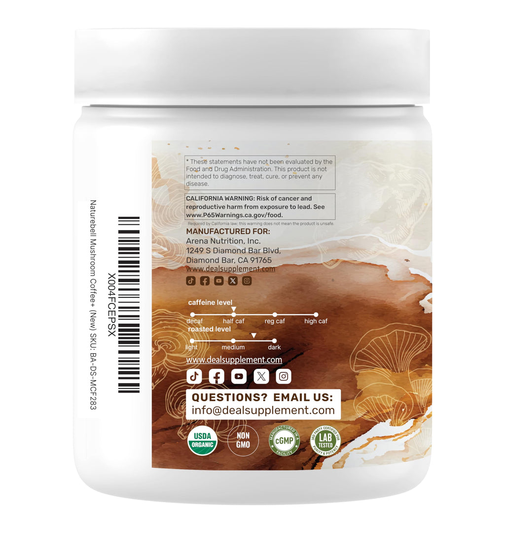 rich flavor organic mushroom coffee