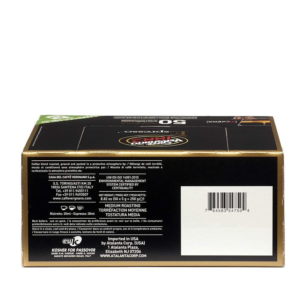 rich flavour Caffe Vergnano capsules