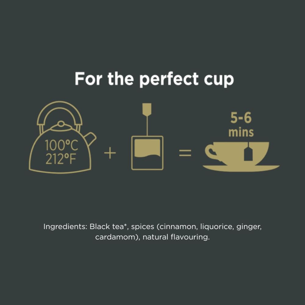 Rich flavour chai tea experience