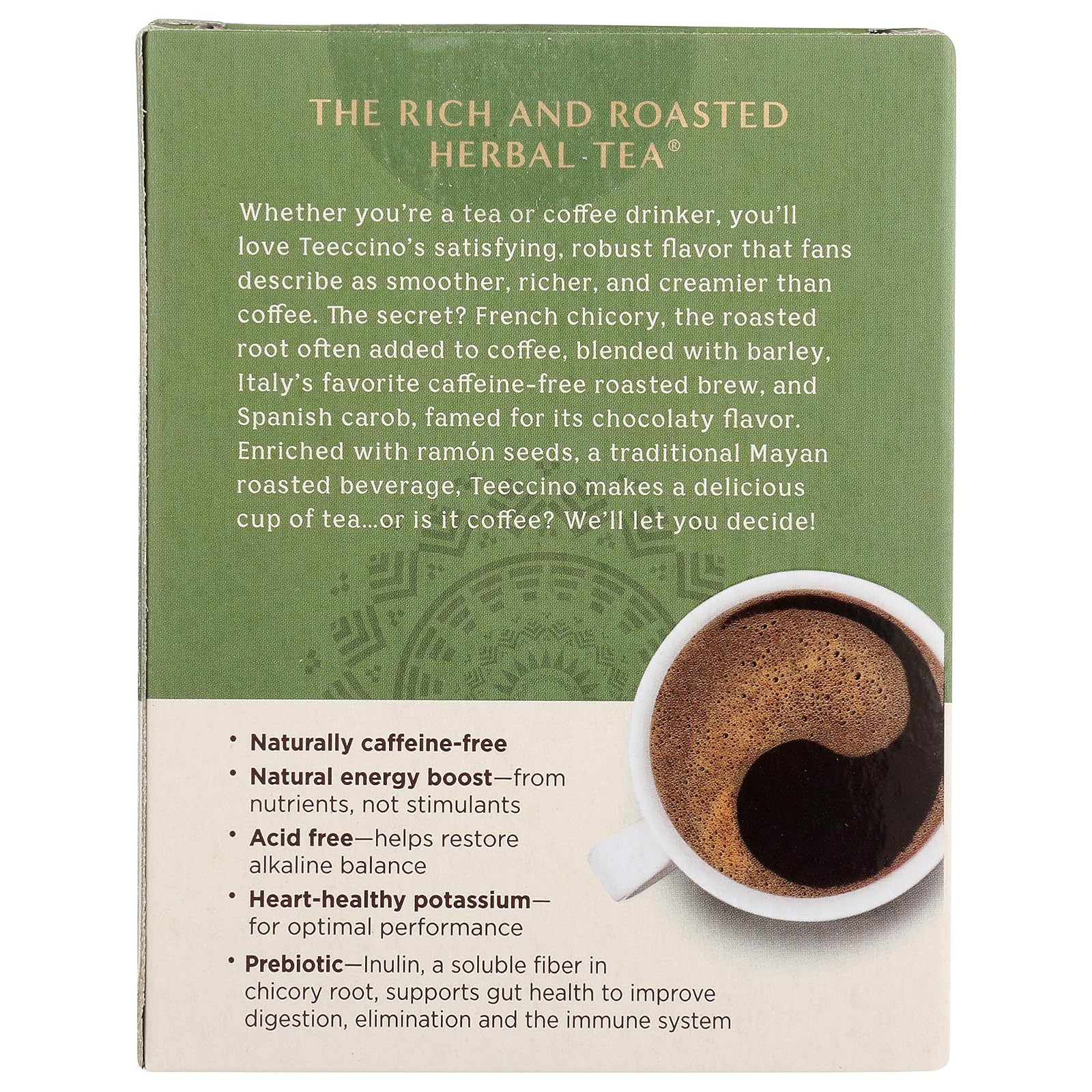rich flavour French roast herbal tea