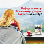 Rich flavour ginger latte tea
